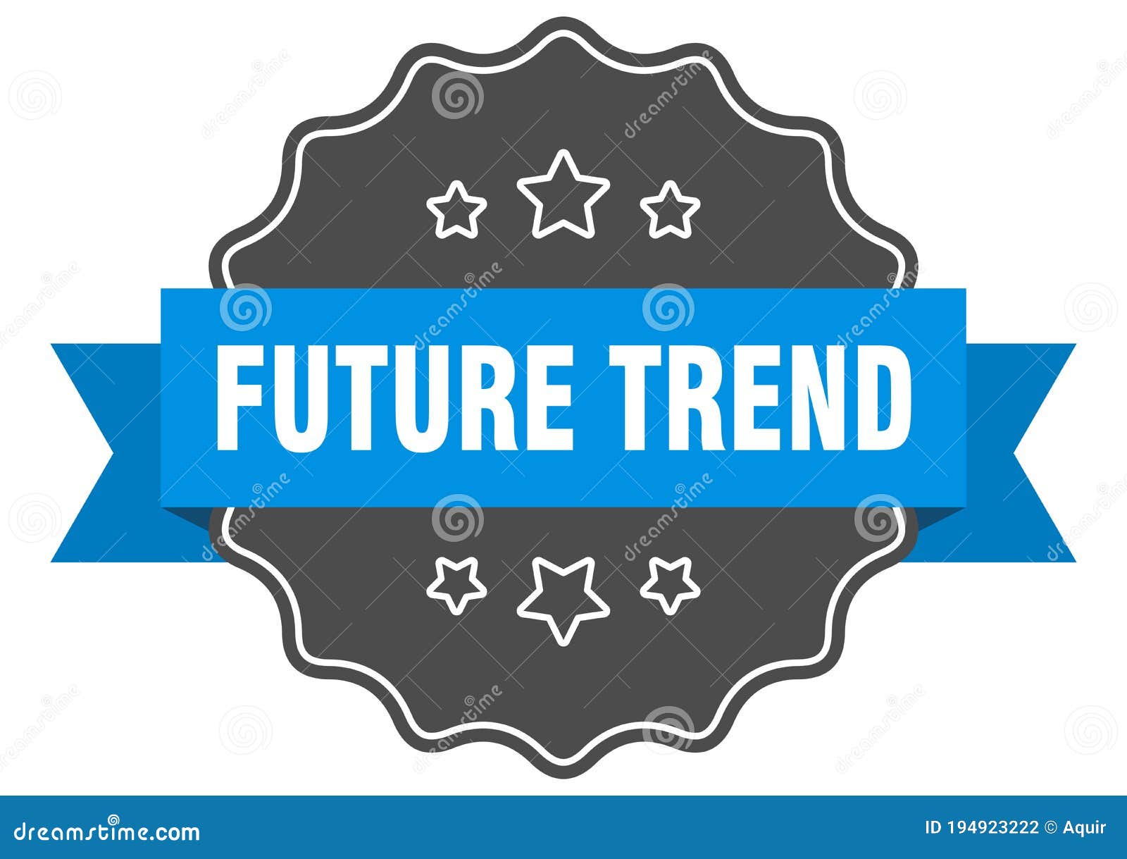 Future Trend Label. Future Trend Isolated Seal. Sticker. Sign Stock ...