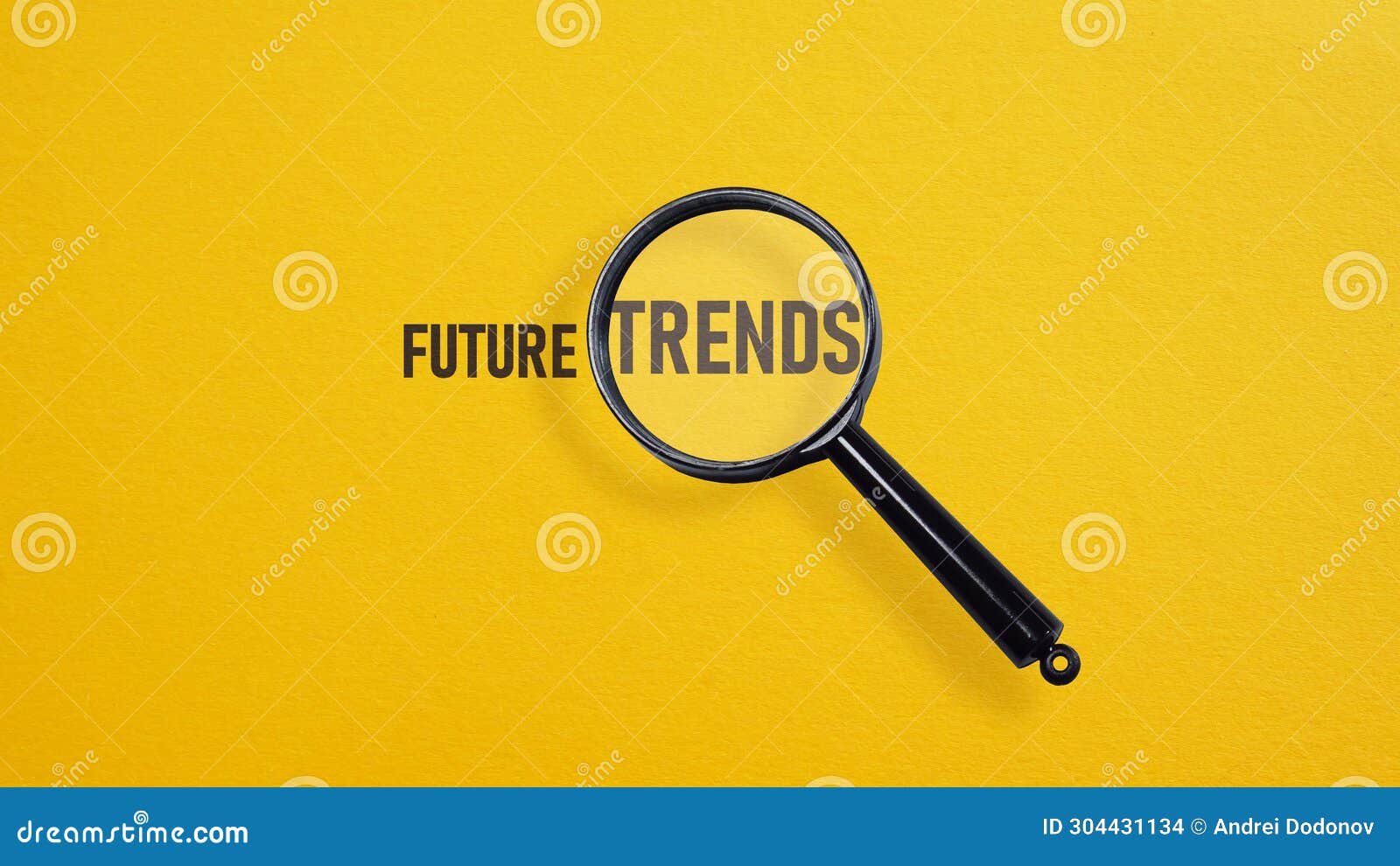 Future Trends are Shown Using the Text Stock Photo - Image of chance ...