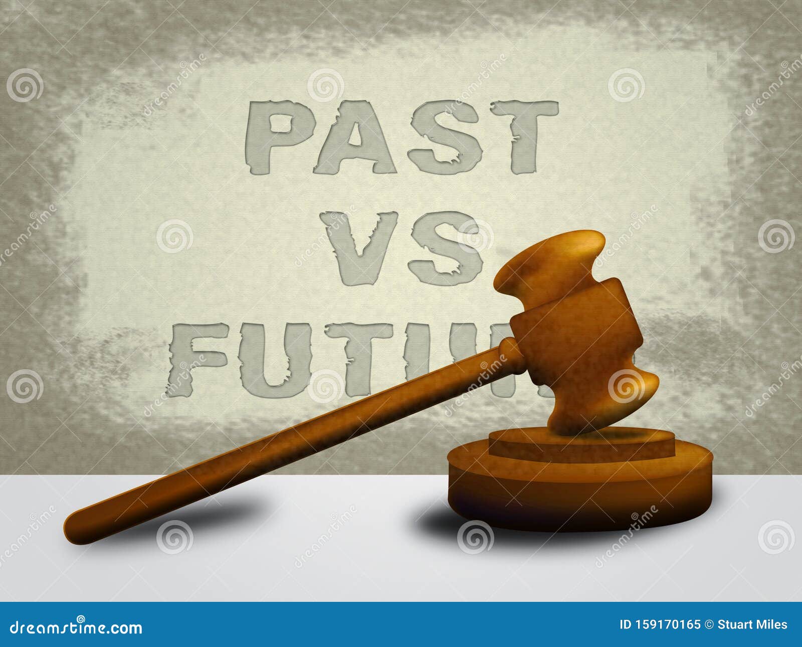 Future Versus Past Words Comparing History with Upcoming Events - 3d ...