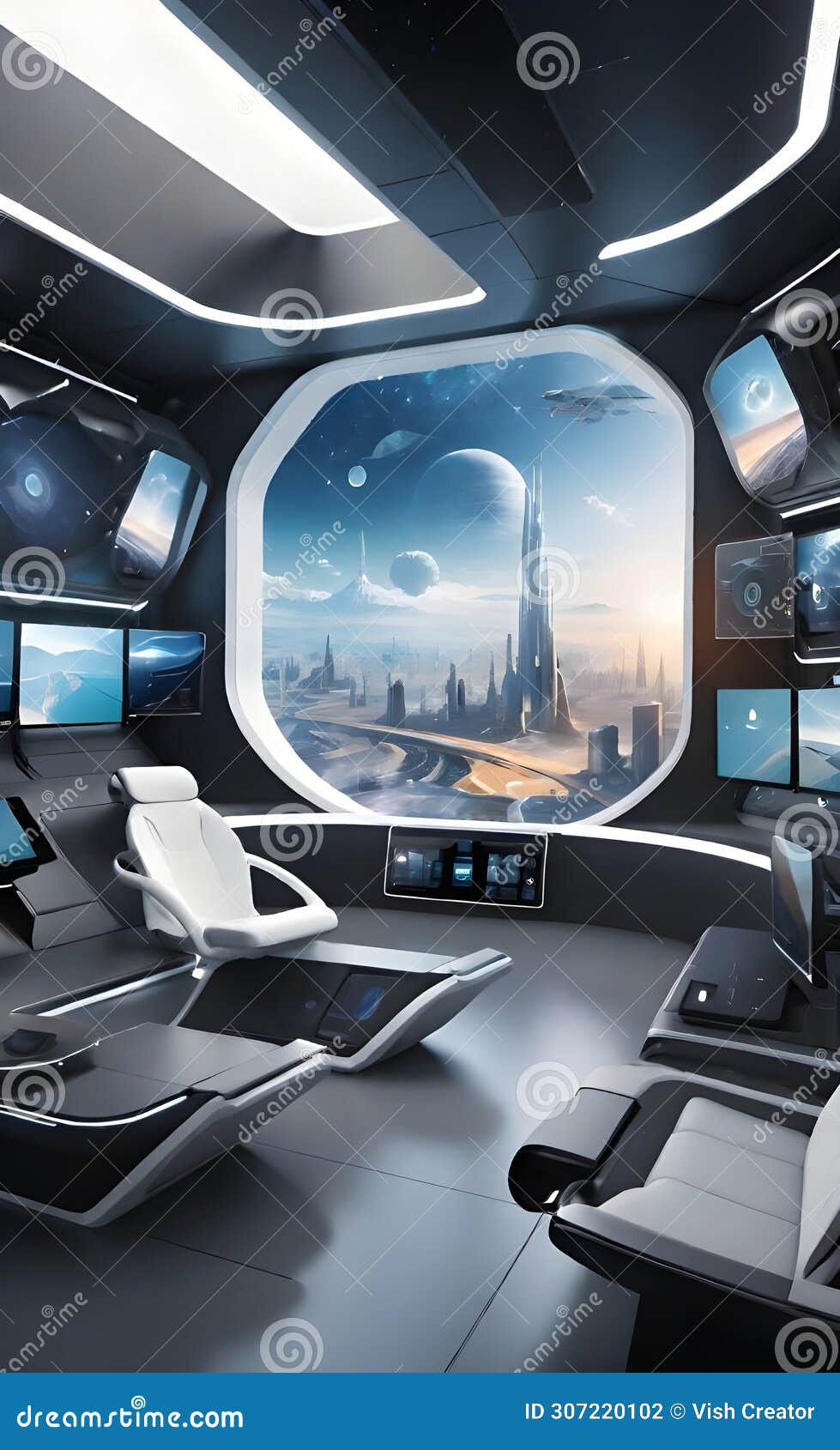 Future View with Upgrade Technology Ai Generated Stock Illustration ...