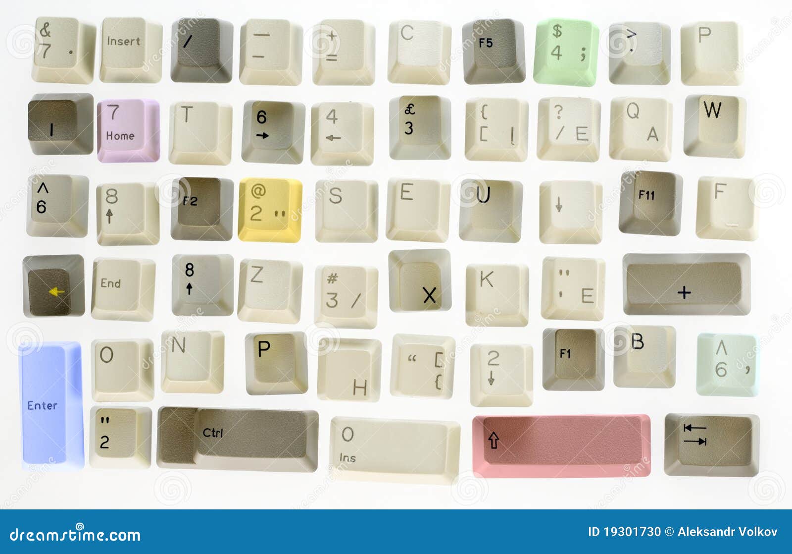 Future Virtual Keyboard Concept Stock Photo - Image of symbol, plastic ...