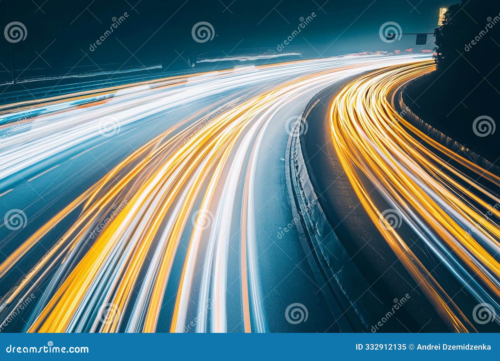 Future Virtual Reality, Bright Neon Curves, Futuristic Speed Light ...