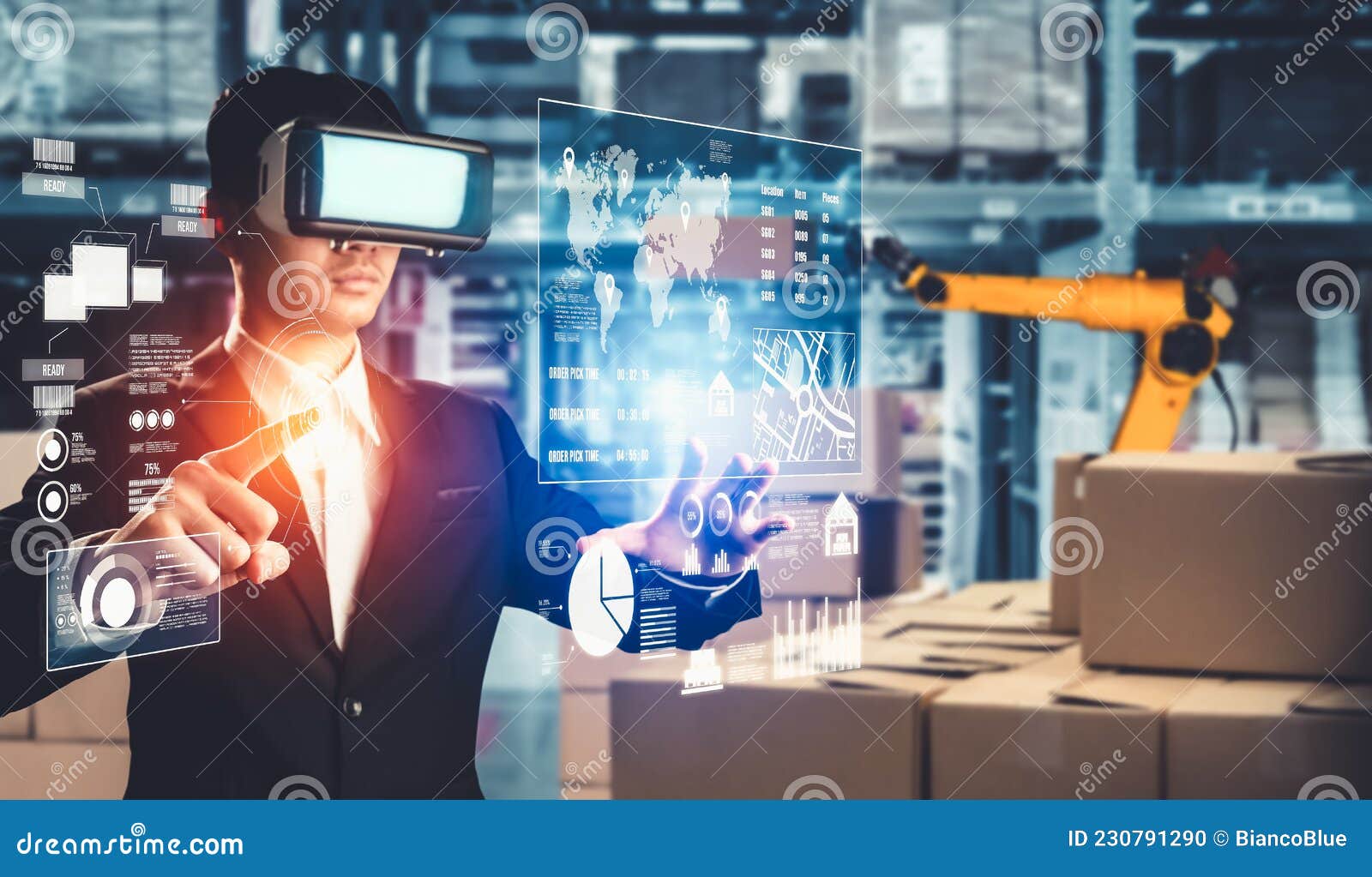 Future Virtual Reality Technology for Innovative VR Warehouse ...