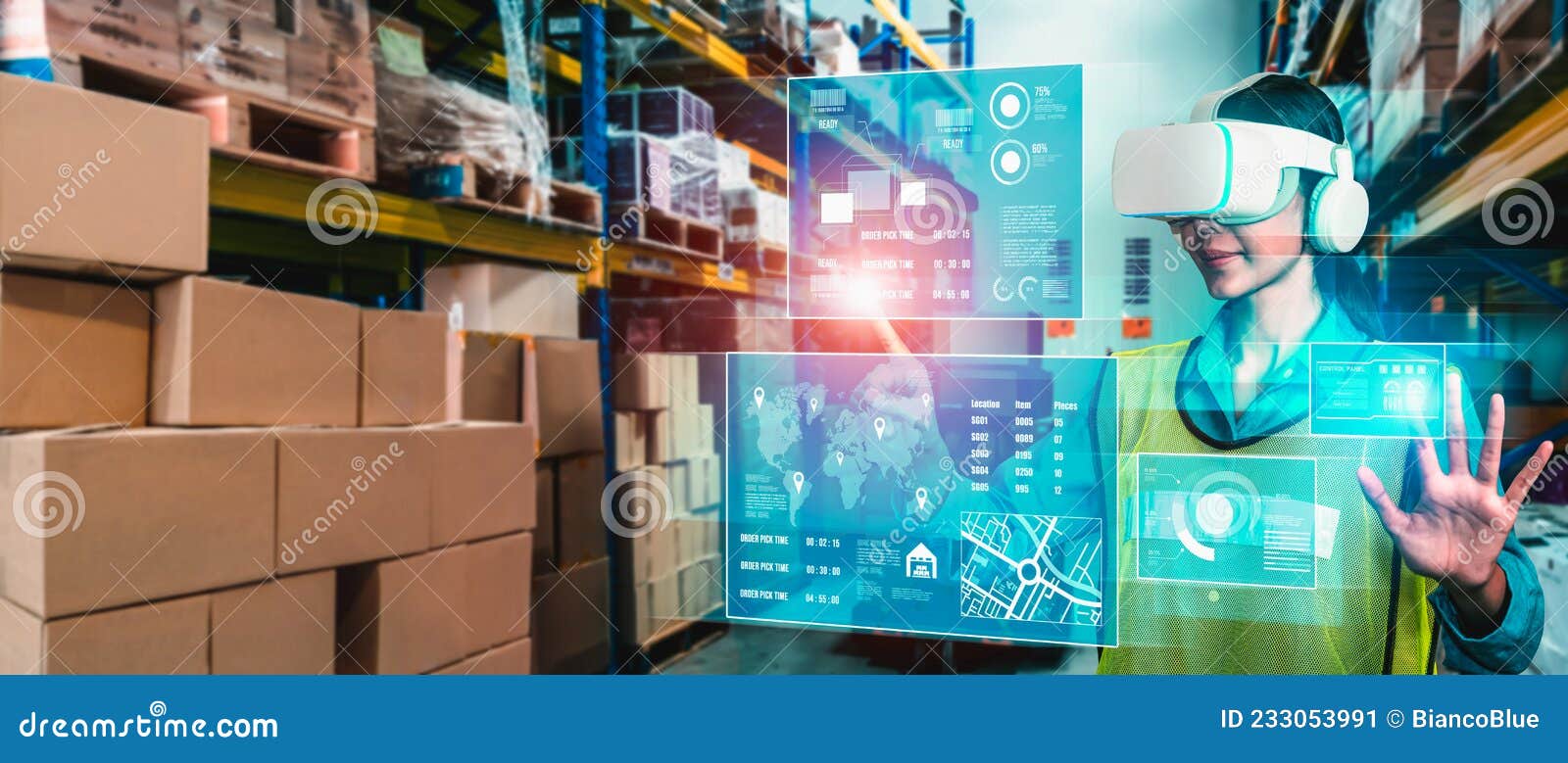 Future Virtual Reality Technology for Innovative VR Warehouse ...