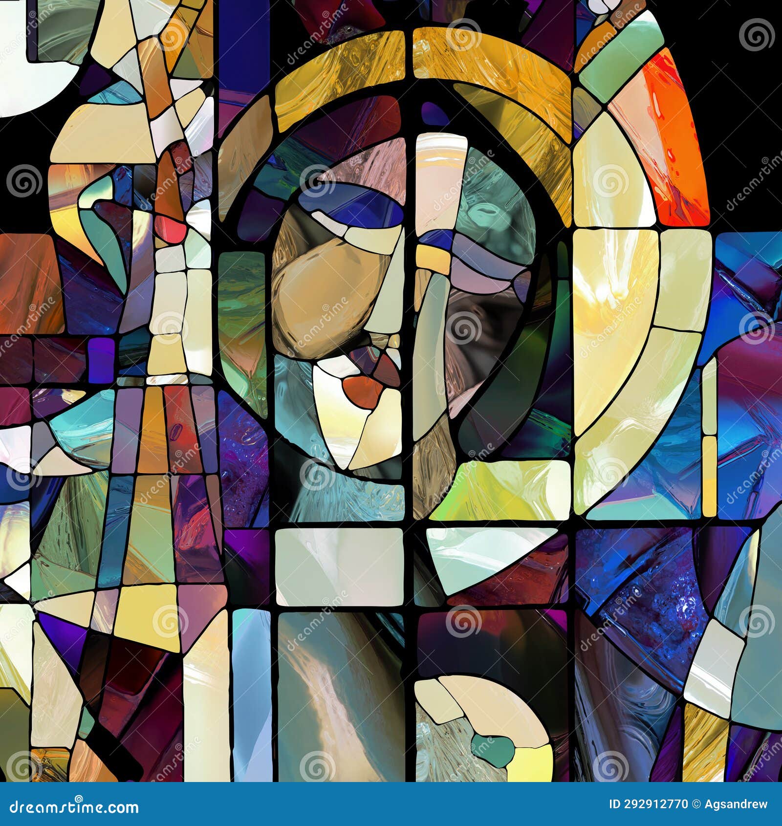 Future of Vivid Glass stock illustration. Illustration of fragment - 292912770