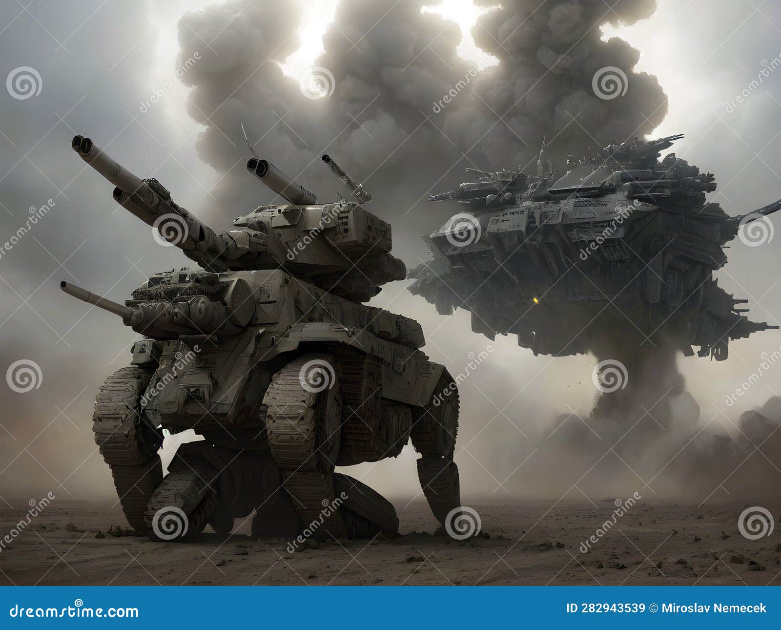 Future War, Generative AI Illustration Royalty-Free Stock Photo ...