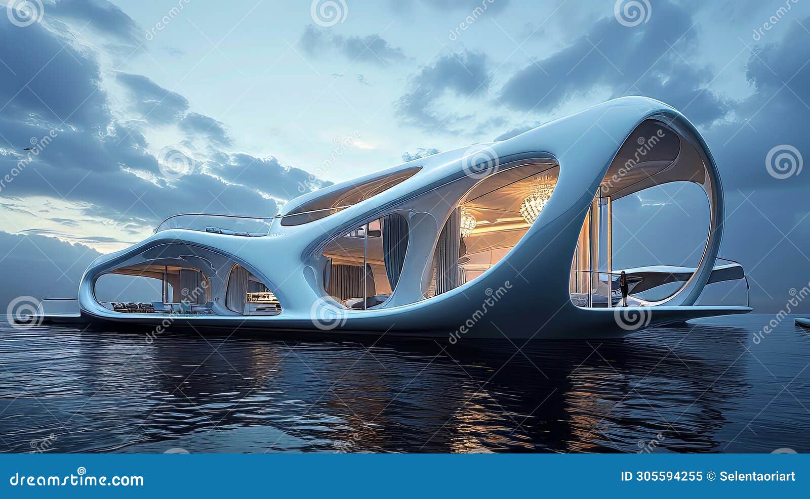 Future Wave Dwelling stock illustration. Illustration of smart - 305594255