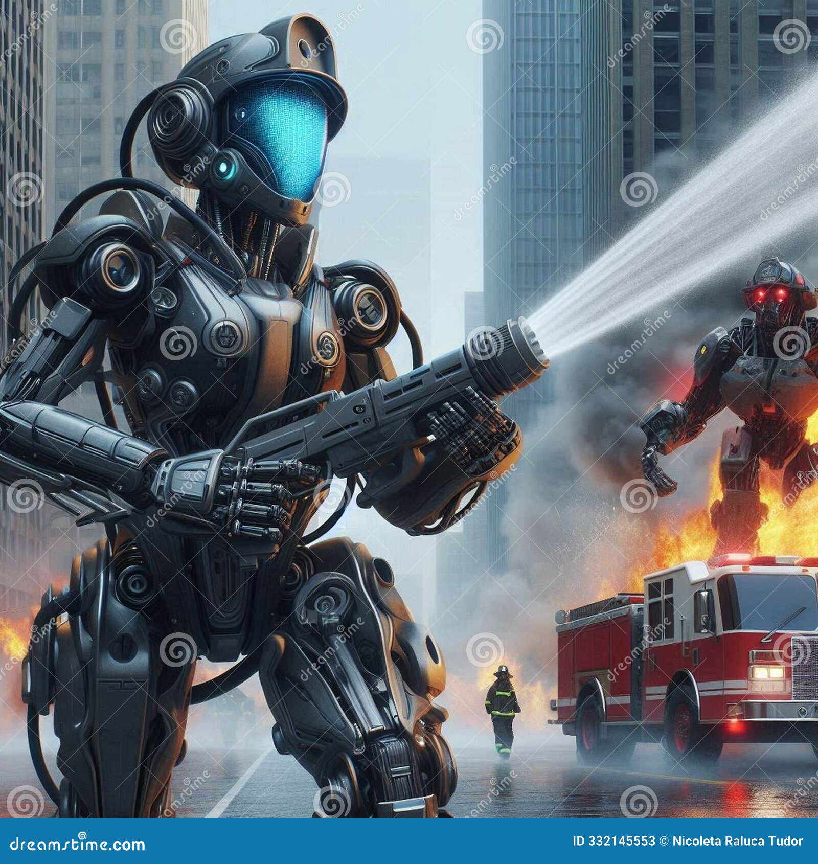 Flying Robots Linear Icons Set. Drs, Quadcopters, Hovercraft ...