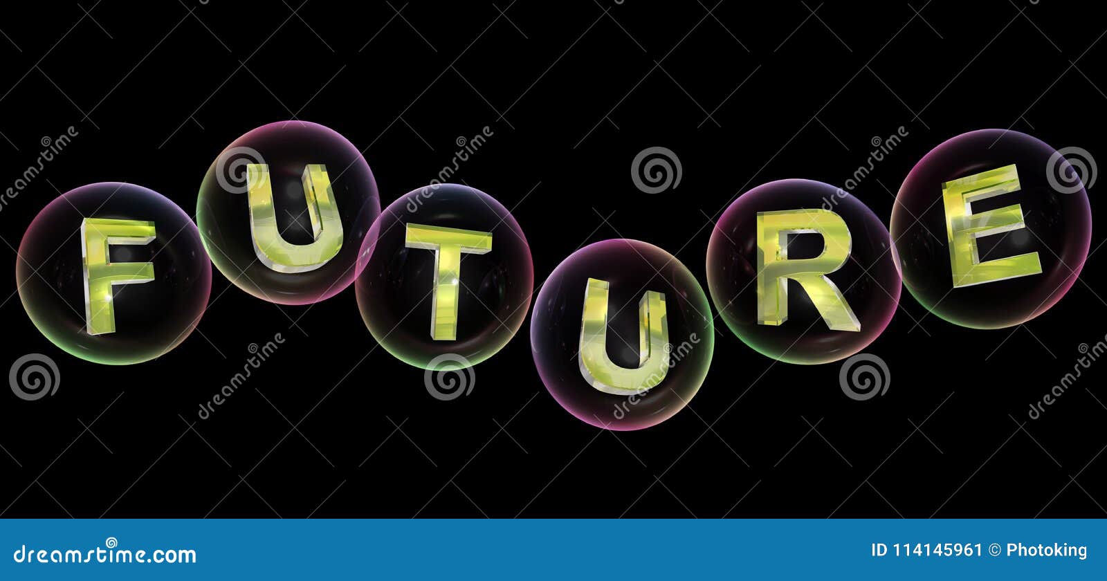 Future Word On Abstract Map Showing Forecasting And Prediction Stock ...