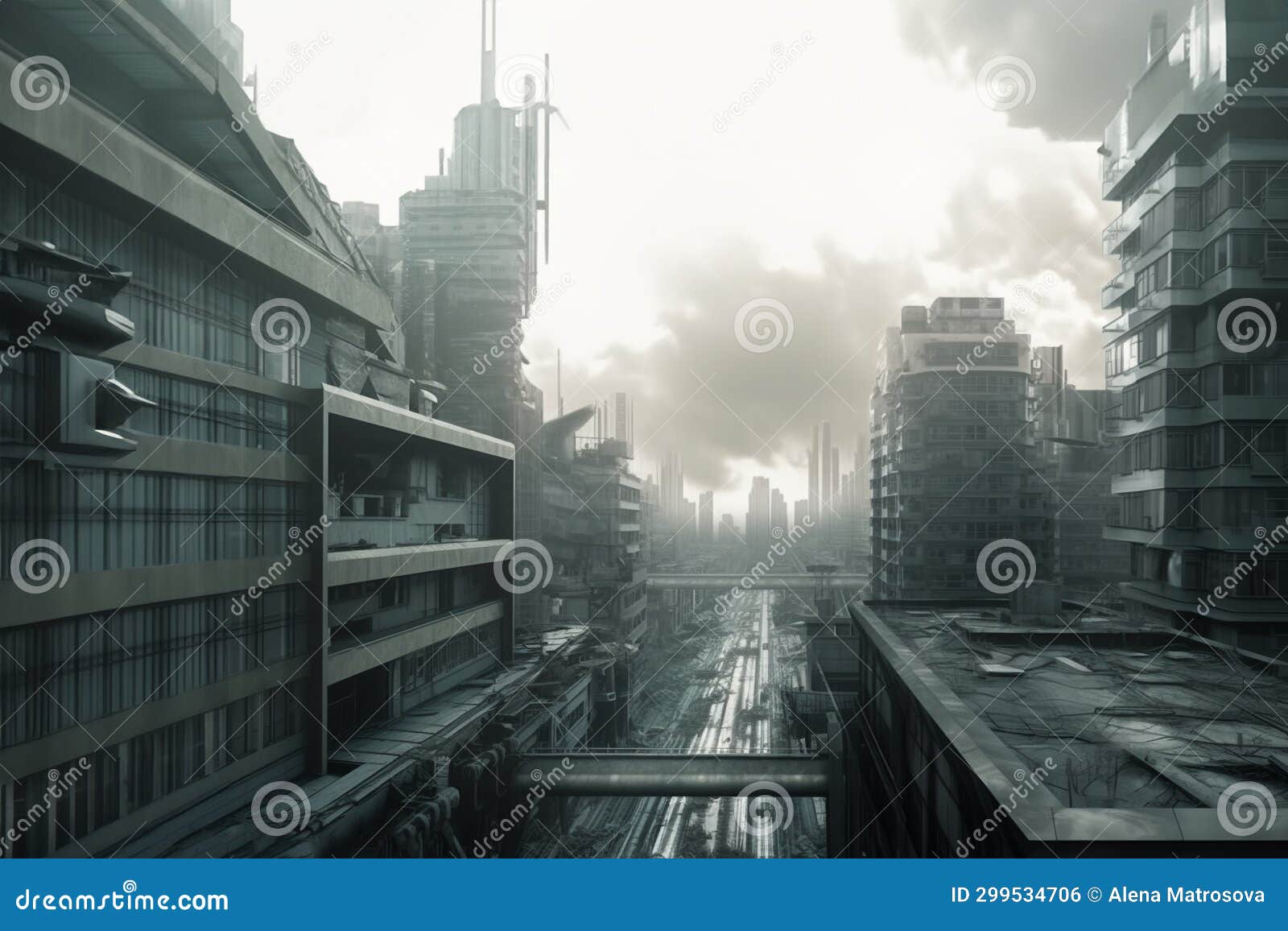 Future World with Air Pollution, Ecological Problems and Climate ...