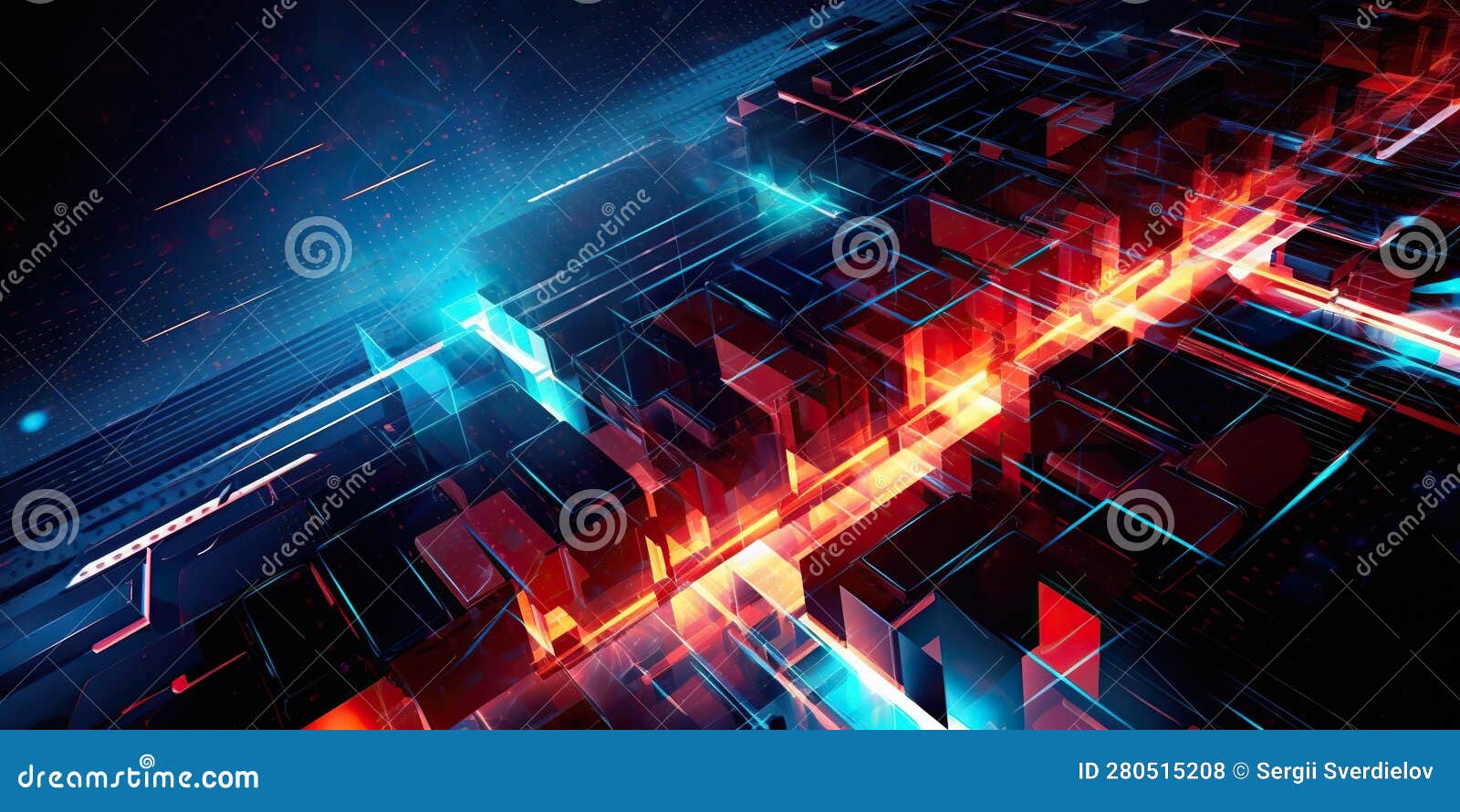 Futuristic Abstract Backdrop: High-tech Elements, Precision Patterns ...