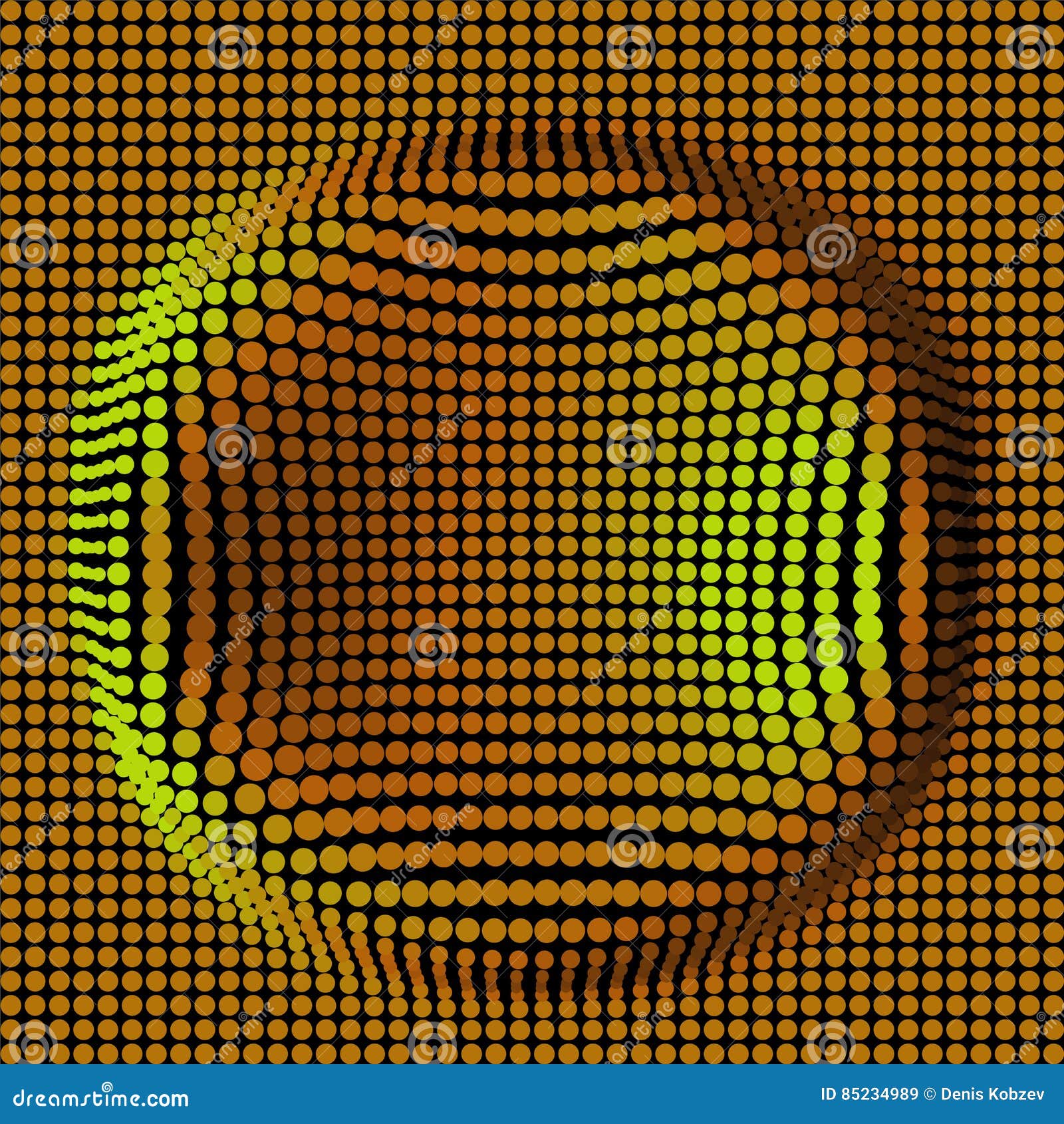 Futuristic Abstract Background. 3d Vector Illustration. Warp Surface ...