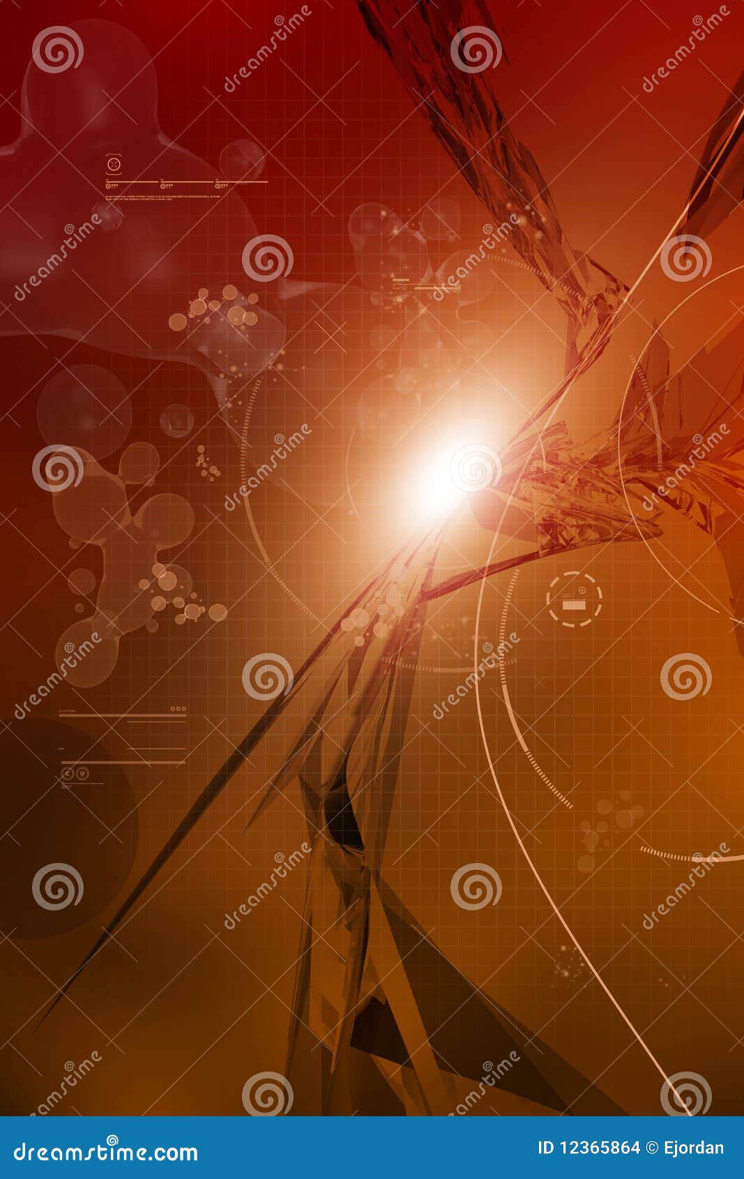 Futuristic Abstract Background Design Stock Illustration - Illustration ...