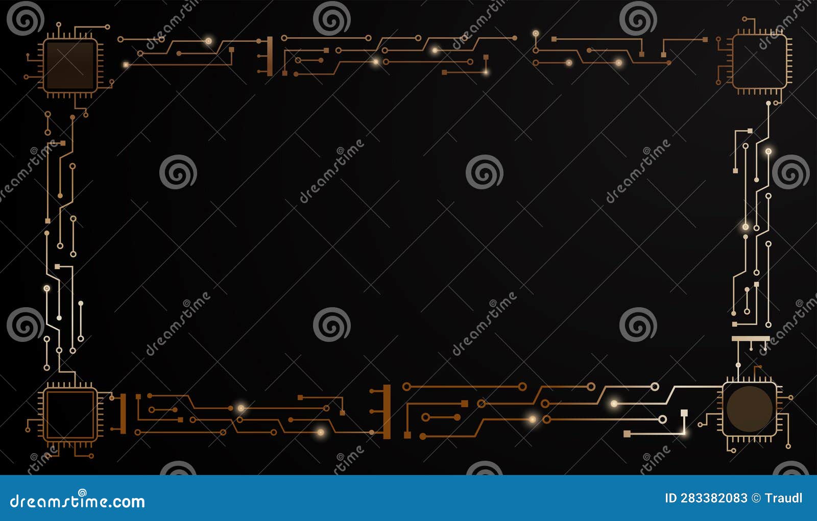 Futuristic Abstract Background with Design Elements in the Shape of ...