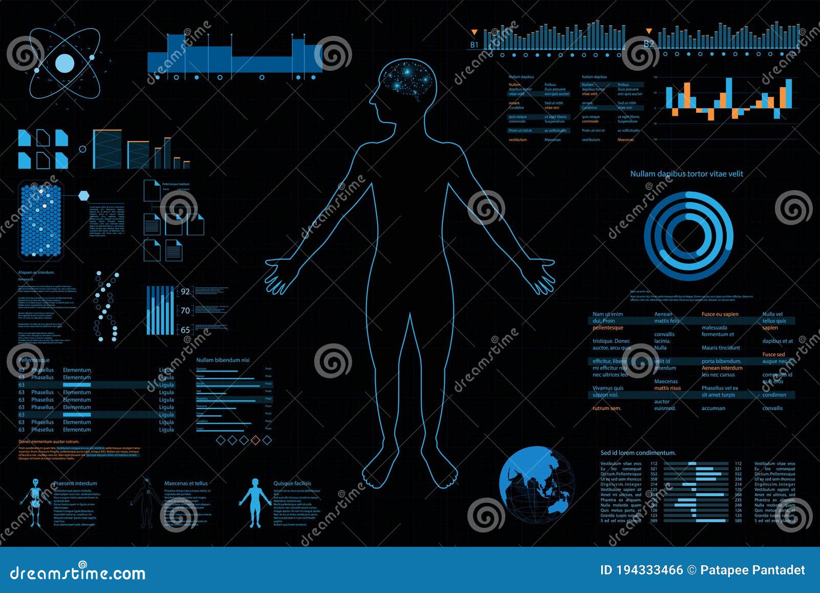 Futuristic Abstract Background .Future Theme Concept Background.Data ...