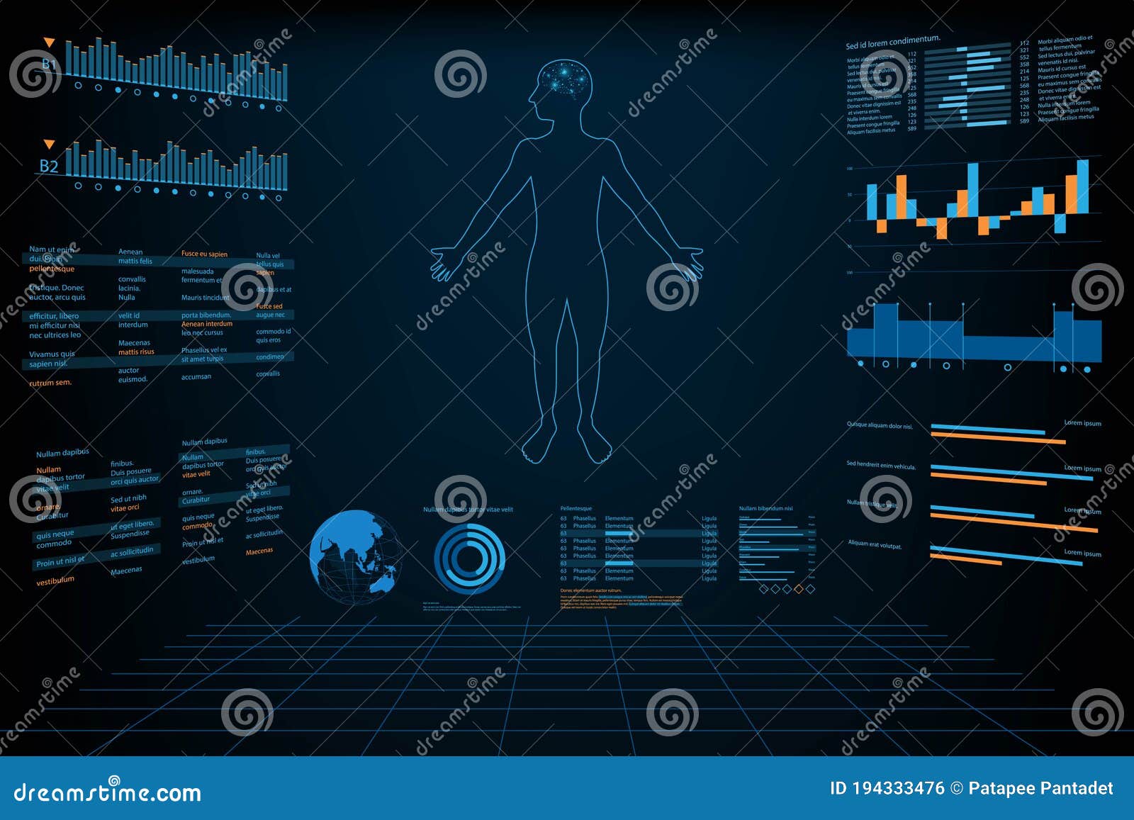 Futuristic Abstract Background .Future Theme Concept Background.Data ...