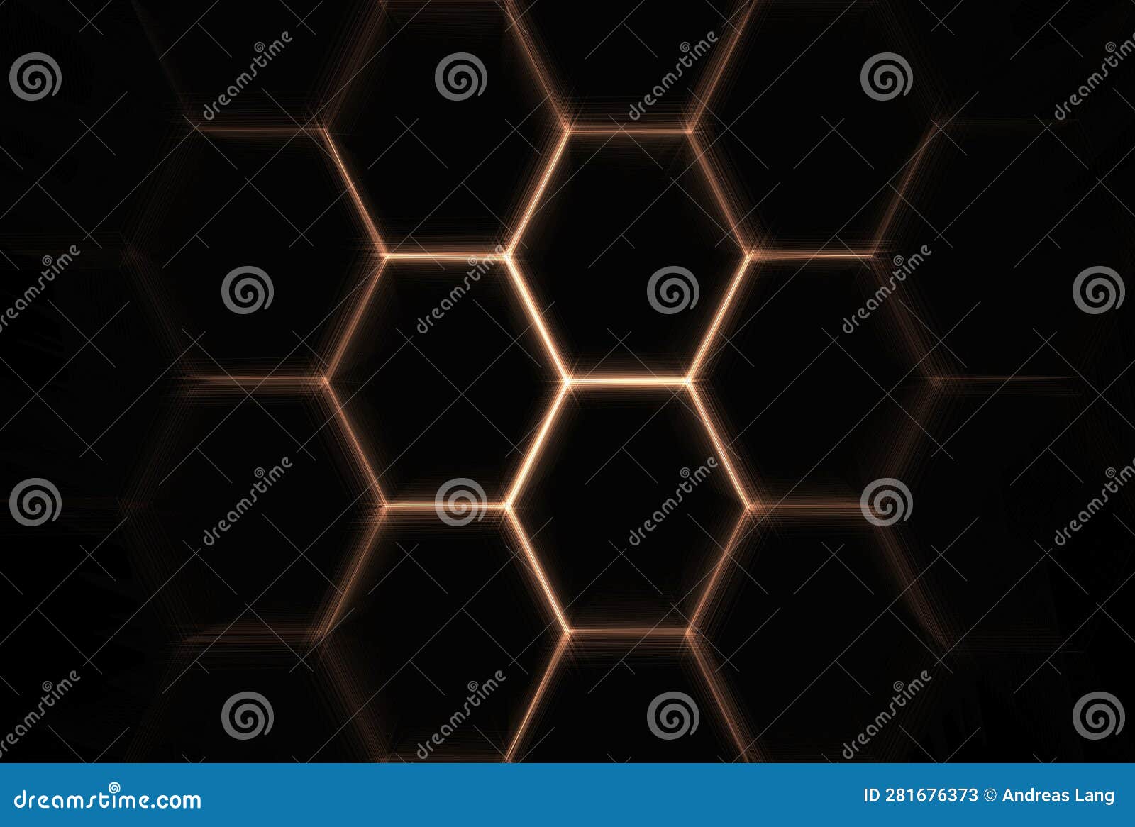 Futuristic Abstract Background Hexagon Network Pattern Geometry Shape ...