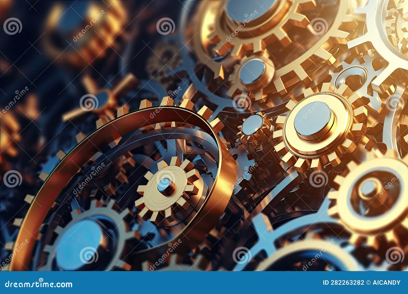 Futuristic Abstract Background With Interlocking Gears And Cogs ... Futuristic Abstract Background With Interlocking Gears And Cogs ...
