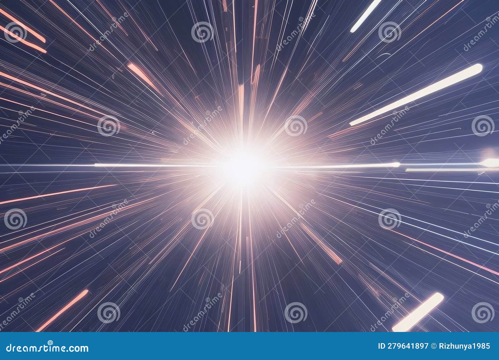 Dynamic Abstract Background with a Cosmic Glow in the Center of the ...