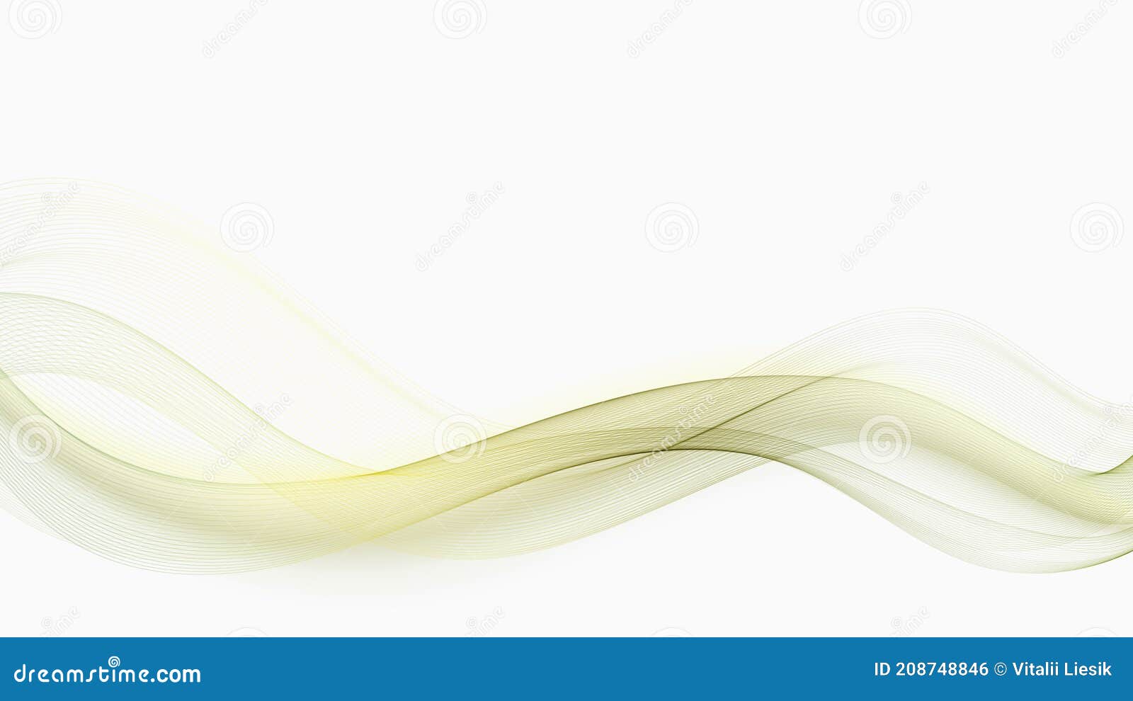 Smooth Swoosh Header Footer Web Abstract Collection Vector Illustration ...