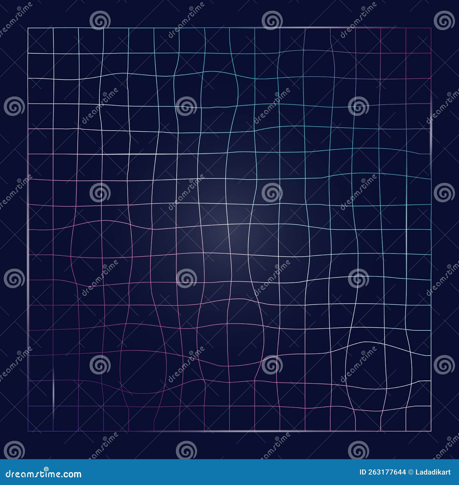 Futuristic Abstract Colorful Grid Design. Technology Simple Mesh ...