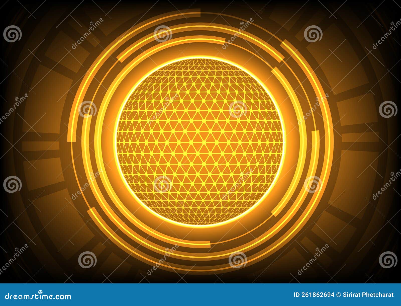 Futuristic Abstract Digital Cyber Visual Planet Network Communication ...