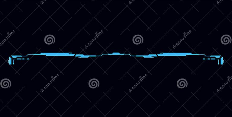 Futuristic Abstract Header Line, Vector Illustration for Web Design ...