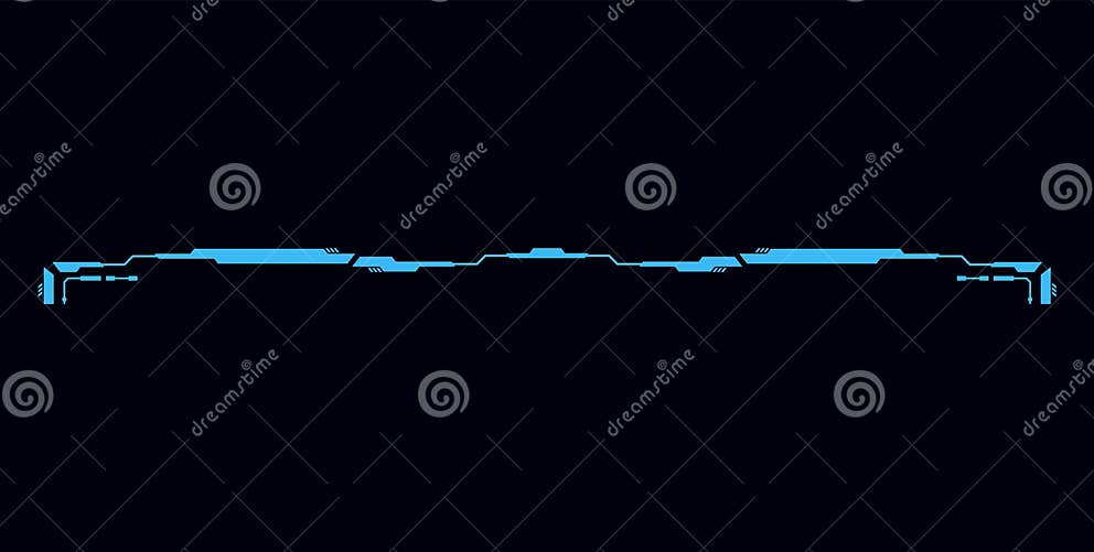 Futuristic Abstract Header Line, Vector Illustration for Web Design ...