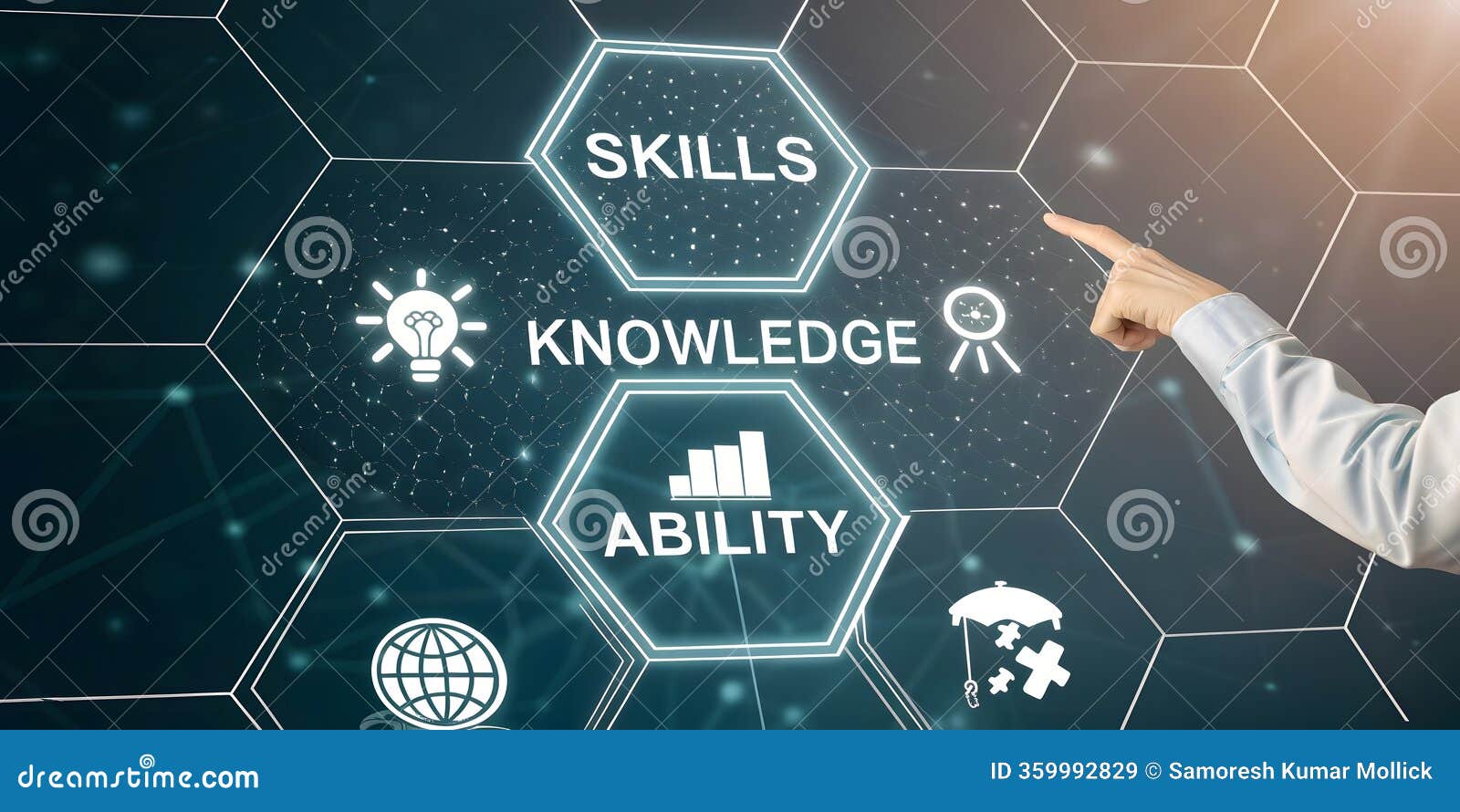 Words Job Skills. Education Concept . Labels With Text, Heart, Camera ...