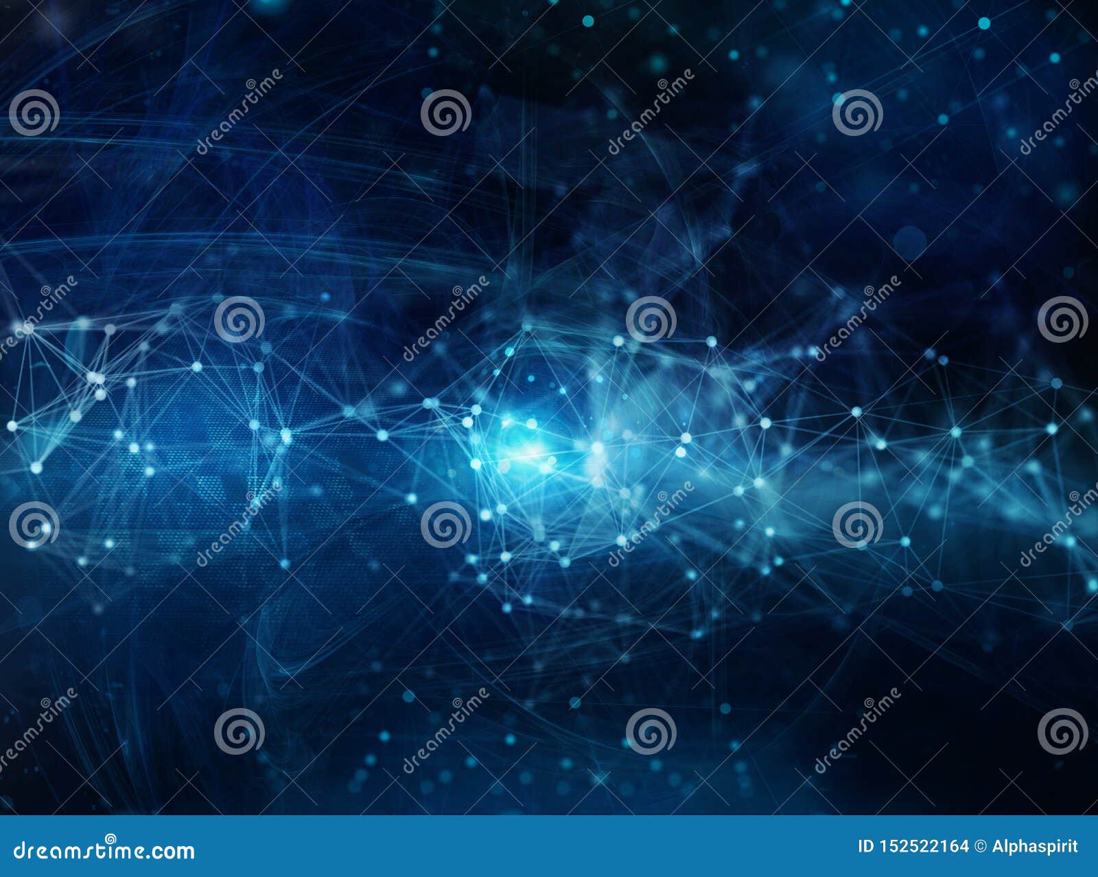 Futuristic Abstract Internet Background with Network Effects. Stock ...
