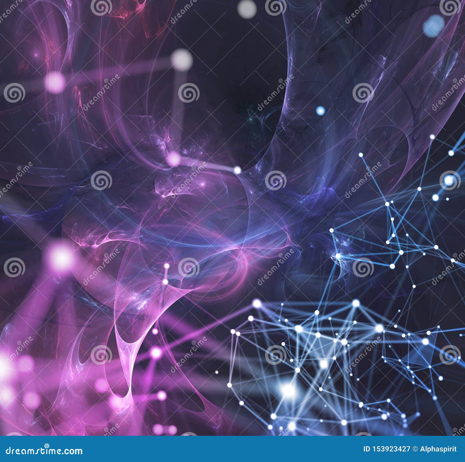 Abstract Internet Connection Network Background with Motion Effects ...