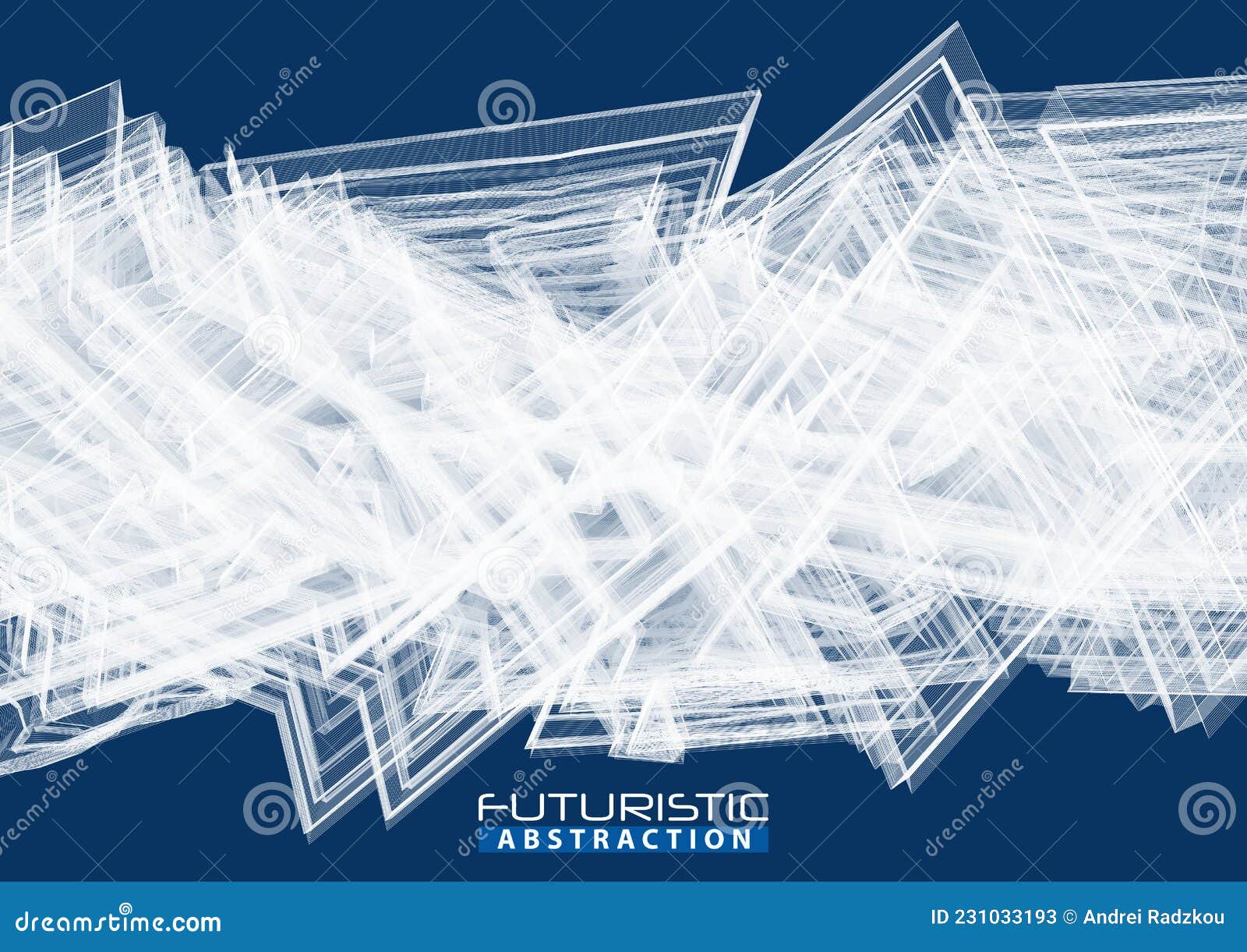 Background Of A Complex Labyrinth In The Shape Of A Triangle Stock ...