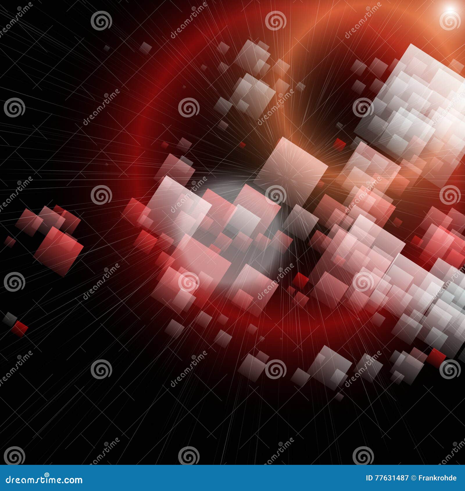 Futuristic Abstract Square Background Design Stock Illustration ...