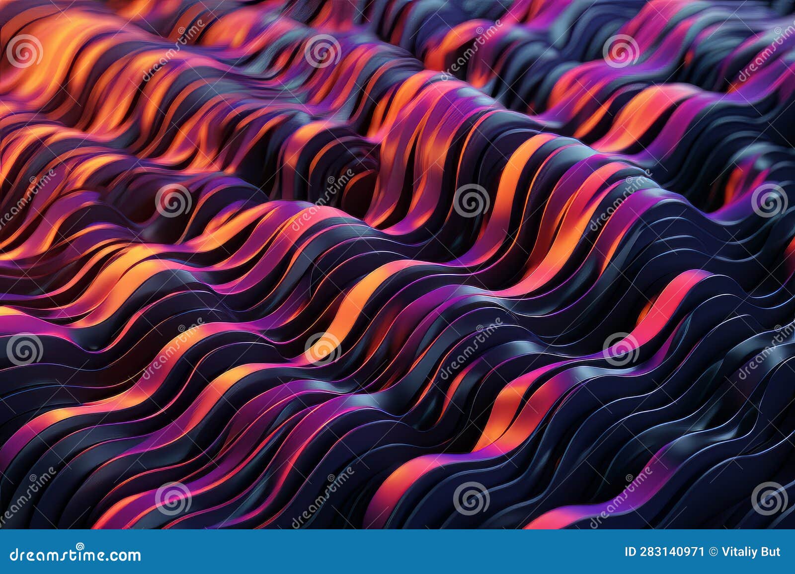 Futuristic Abstract Texture Background with Neon Violet and Orange ...