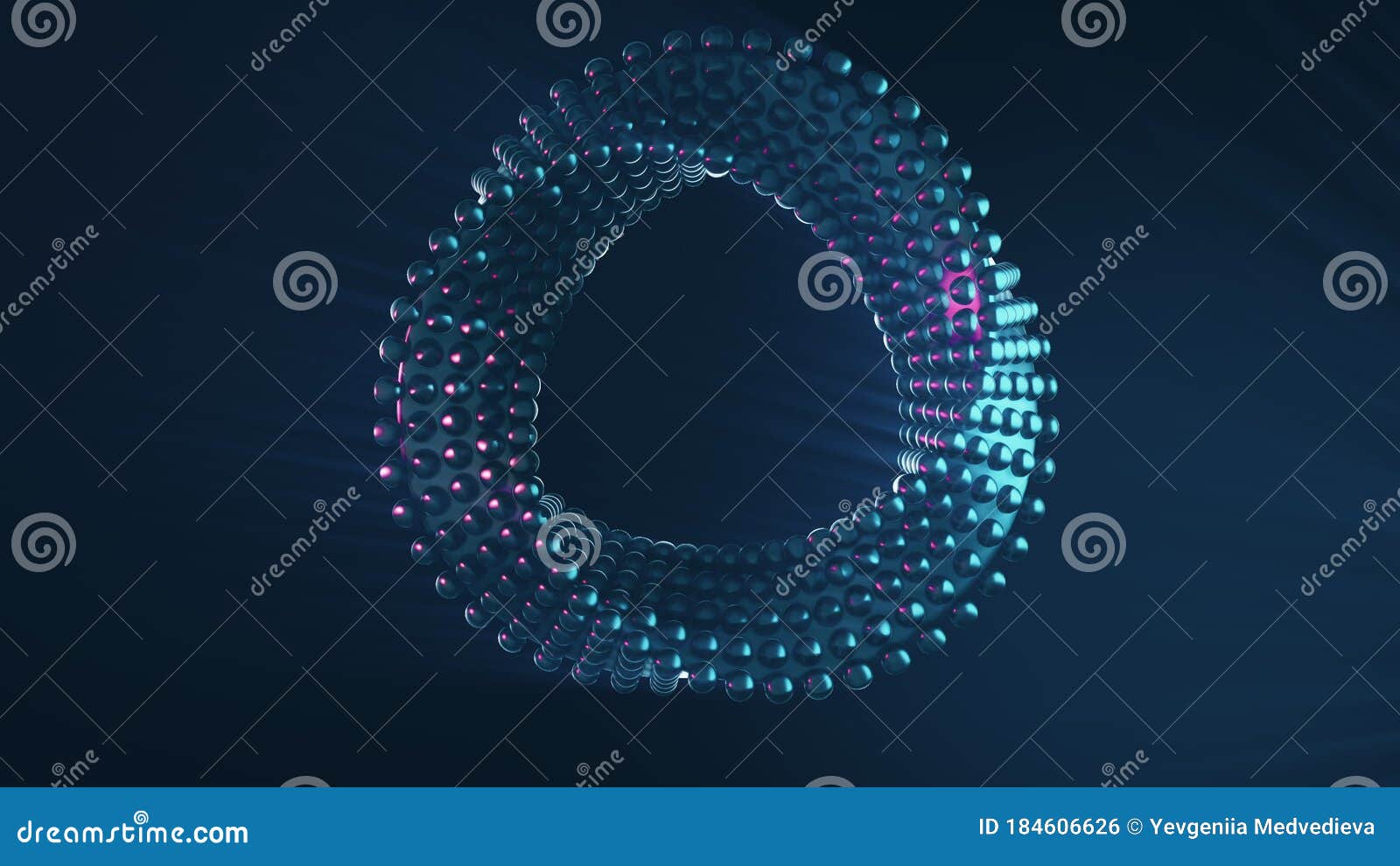 Futuristic Abstract Twisted Geometry Spinning in a Seamless VJ Loop ...