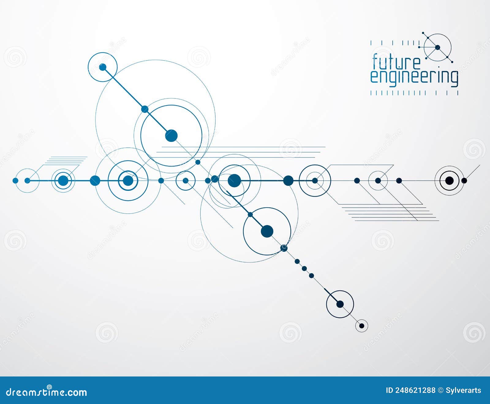 Futuristic Abstract Vector Technology Background. Stock Vector ...