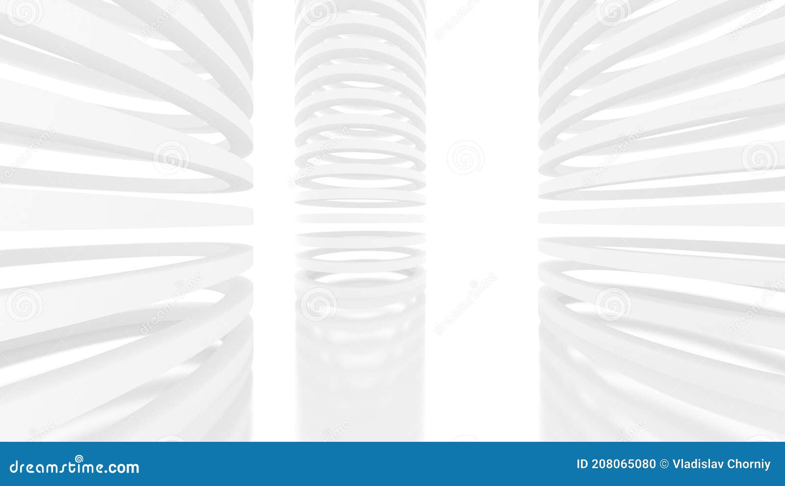 Futuristic Abstract White Background Stock Illustration - Illustration ...