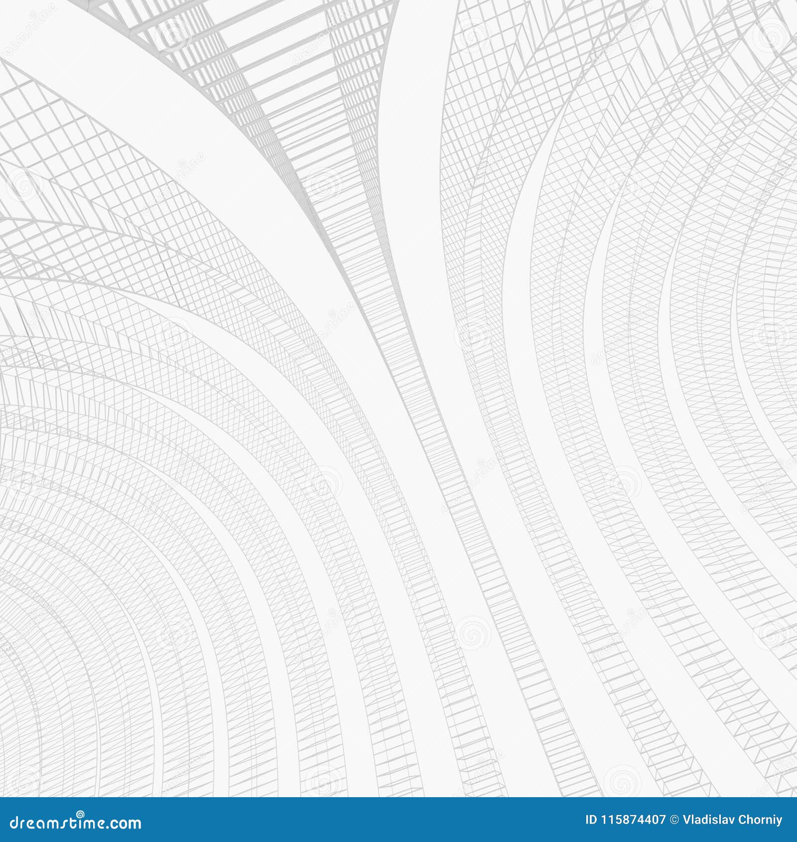 Futuristic White Background Stock Illustration - Illustration of clear ...