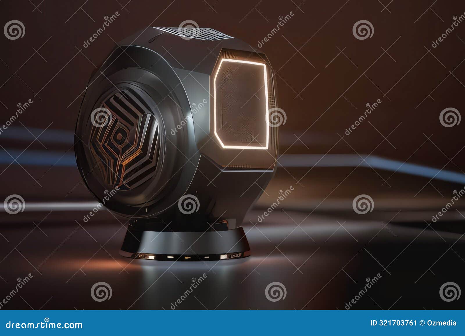 Futuristic Aesthetic of a Technological Object with Various Layers and ...