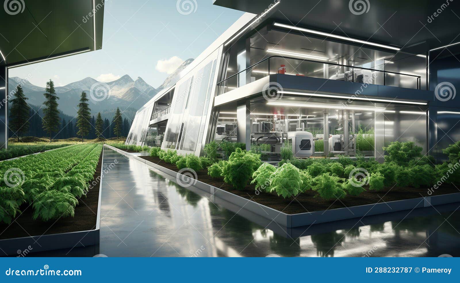 Futuristic Agri Tech, Clean and Efficient Farming in a Smart ...