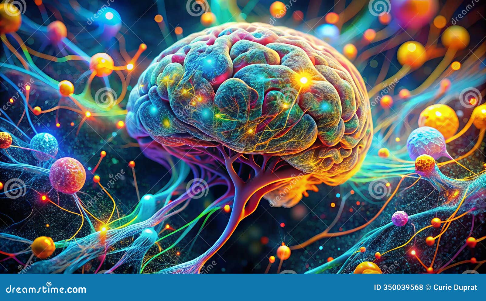 Futuristic AI Brain Scan Reveals Intricate Neural Network Dynamics ...