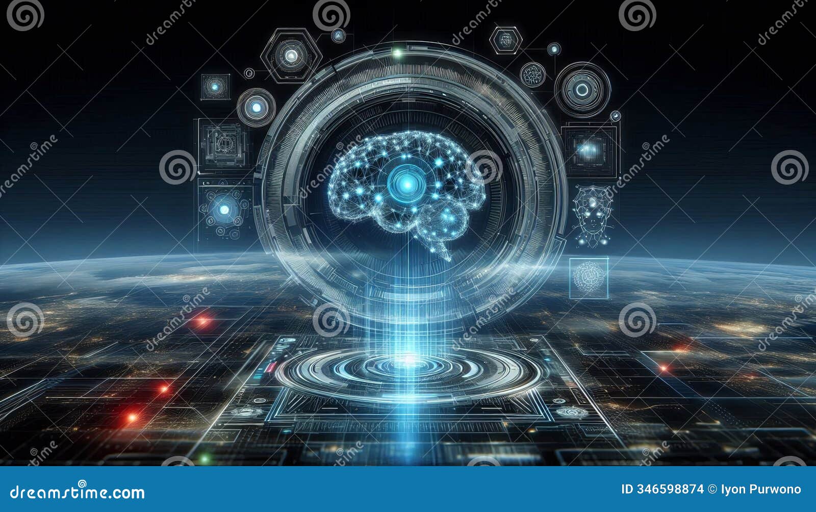 Futuristic AI Concept for Data Science and Analytics, Aesthetic ...