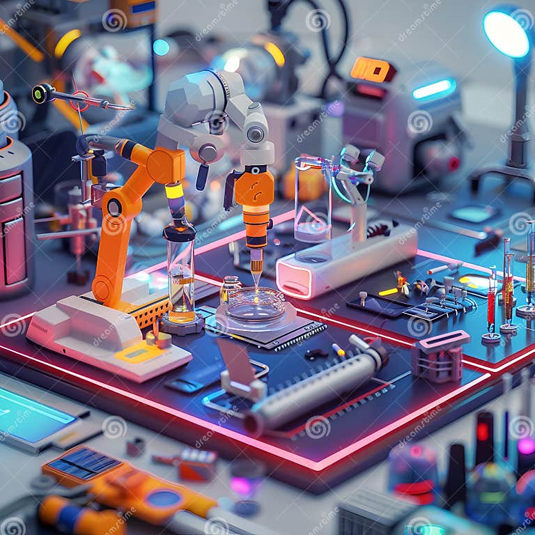 Futuristic AI Powered Makerspace with Robotic Experiments and ...