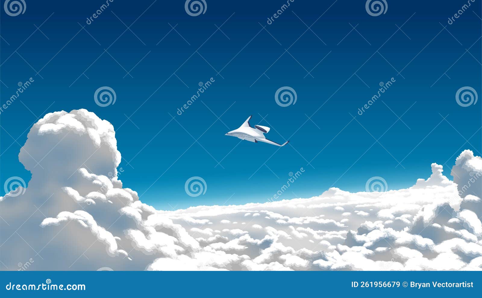 Set Of Airplane Altitude Display Vector Illustration | CartoonDealer ...