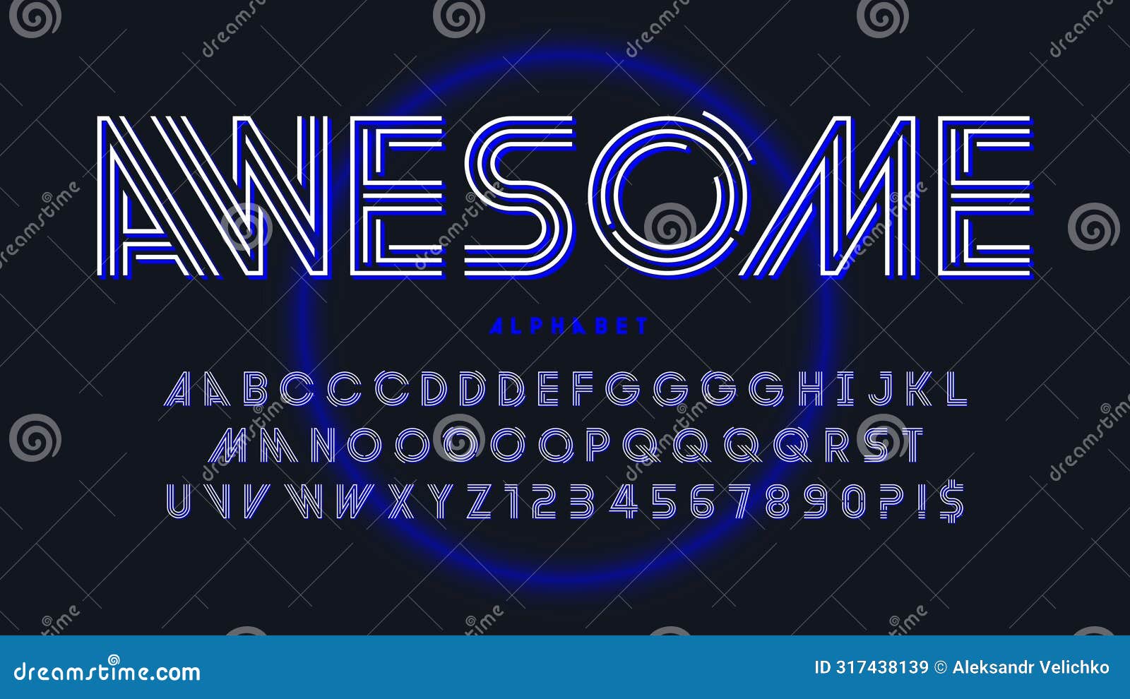 Futuristic Alphabet Design, Character Set, Typography, Letters and ...