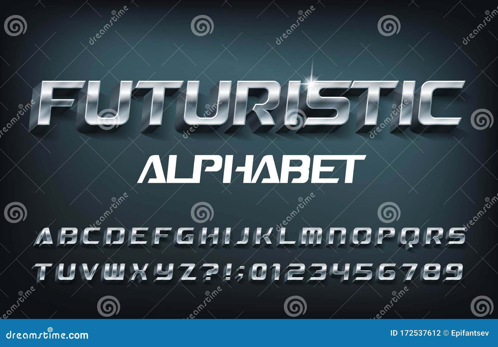 Futuristic Alphabet Font. Thin ABC Letters And Numbers. Vector ... Futuristic Alphabet Font. Thin ABC Letters And Numbers. Vector ...