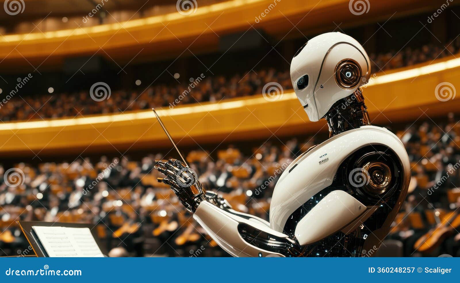 Futuristic Android Soldier In Bulletproof Armor, Military Cyborg Armed ...