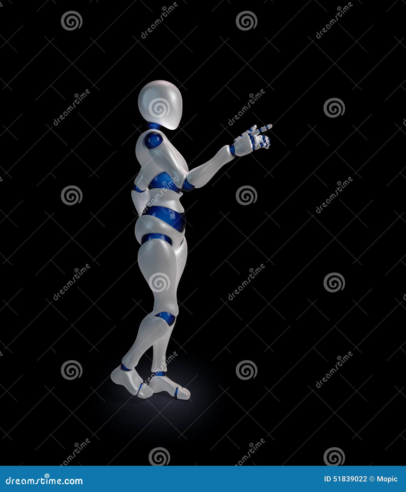 Futuristic Android Soldier In Bulletproof Armor, Military Cyborg Armed ...