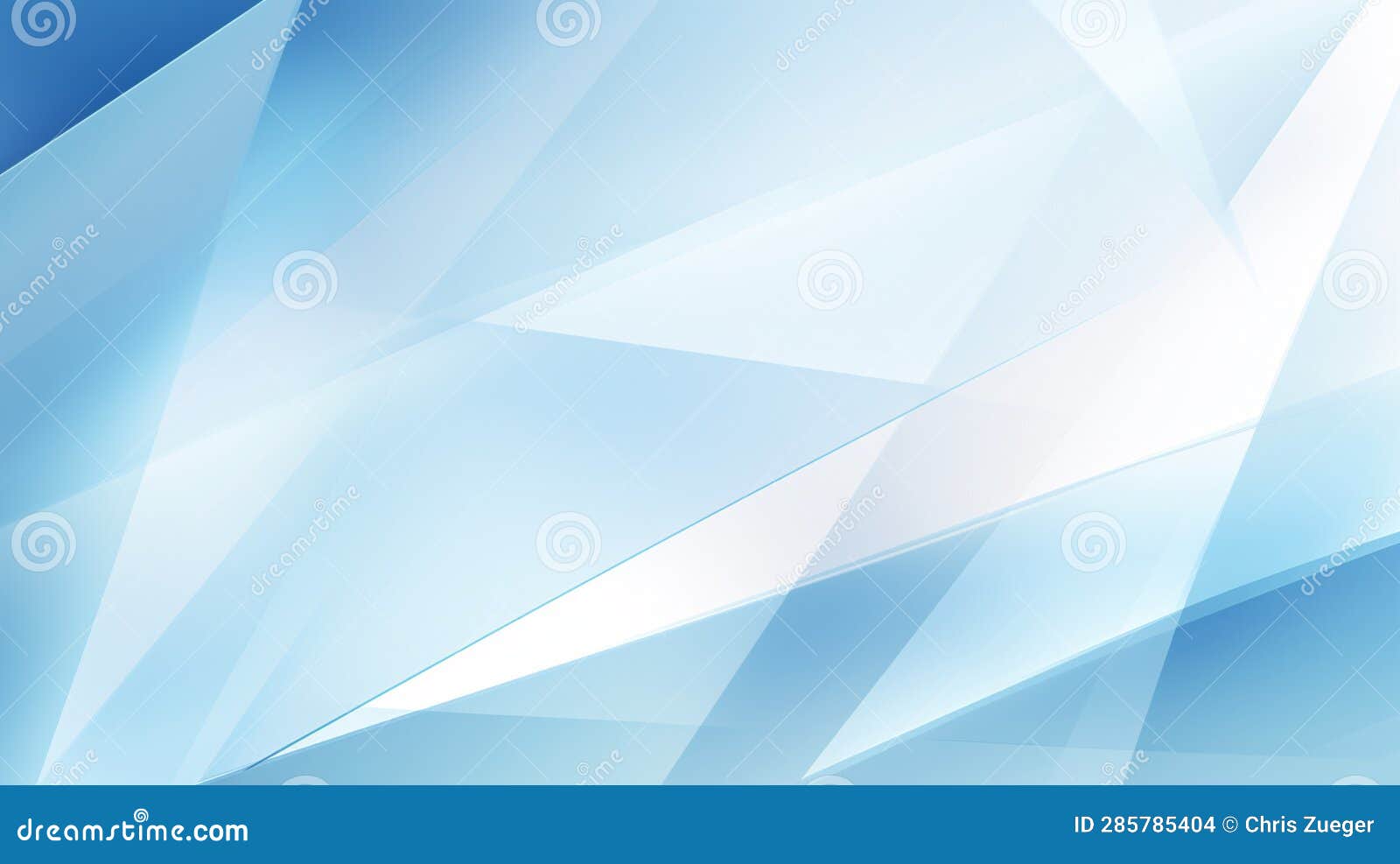 Soft Minimalist Transparent Blue Geometric Layers Futuristic Angled ...