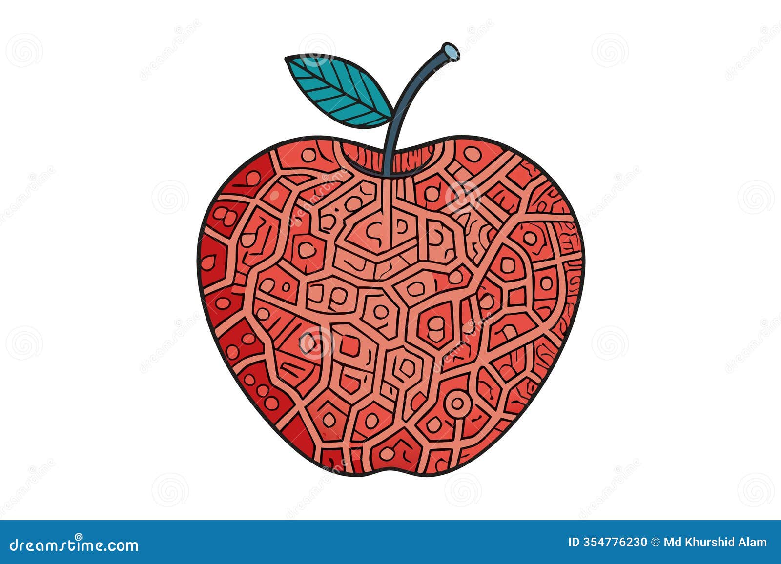 Futuristic Apple Design with Detailed Circuitry Inspired Lines ...